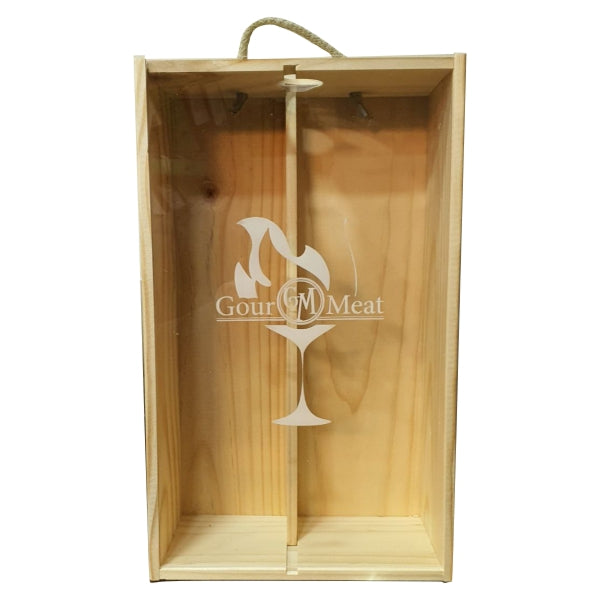 CAJA MADERA PARA CORCHOS CHICA - Gourmeat